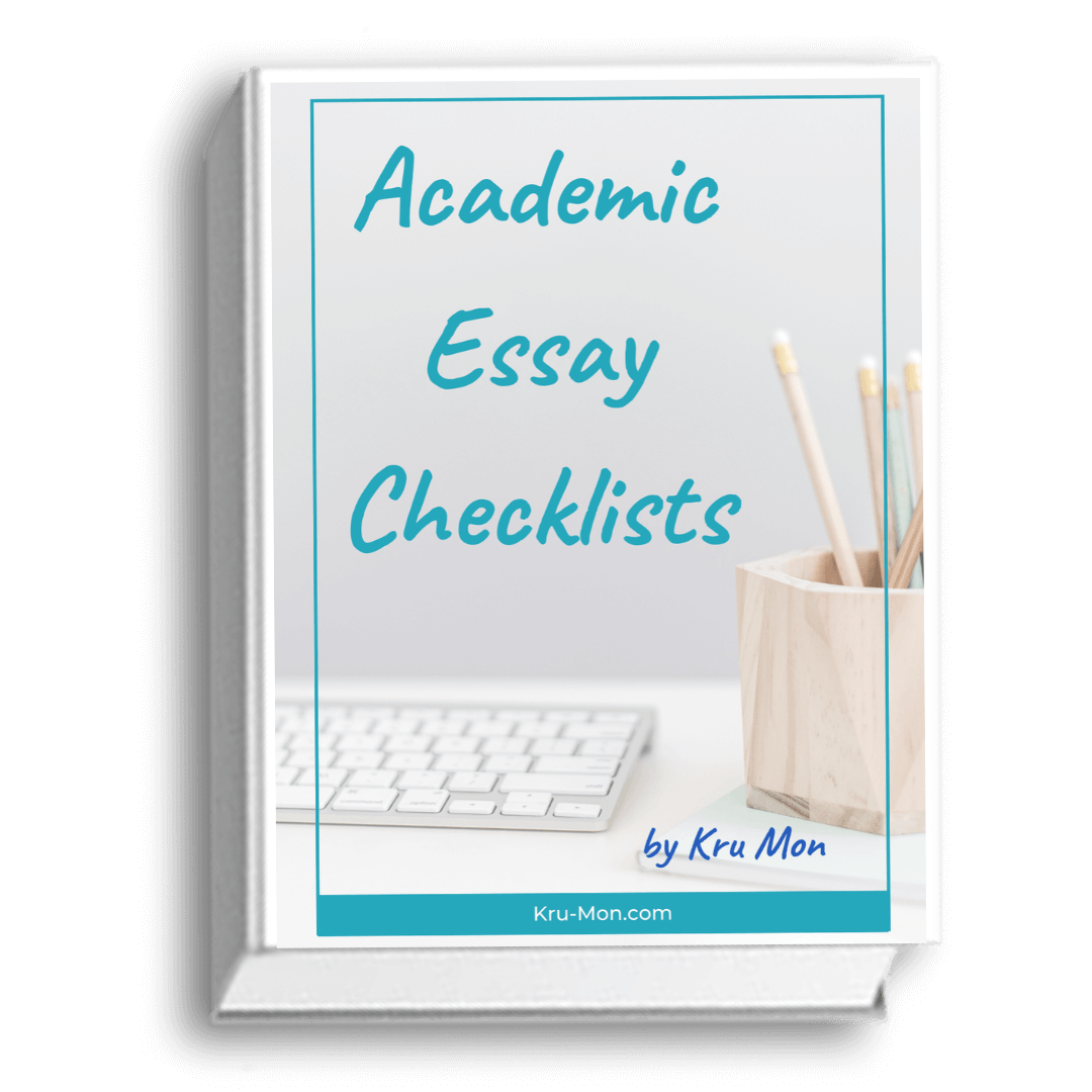 Academic Essay Checklists - KruMon English Academy | kru-mon.com